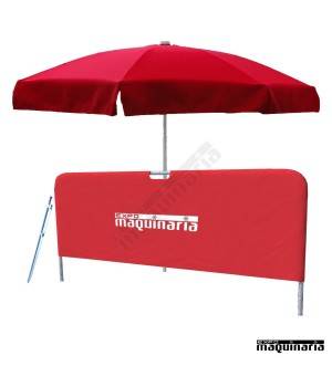 Pack sombrilla playa y biombo playa - KIT Parasol playa + Separador